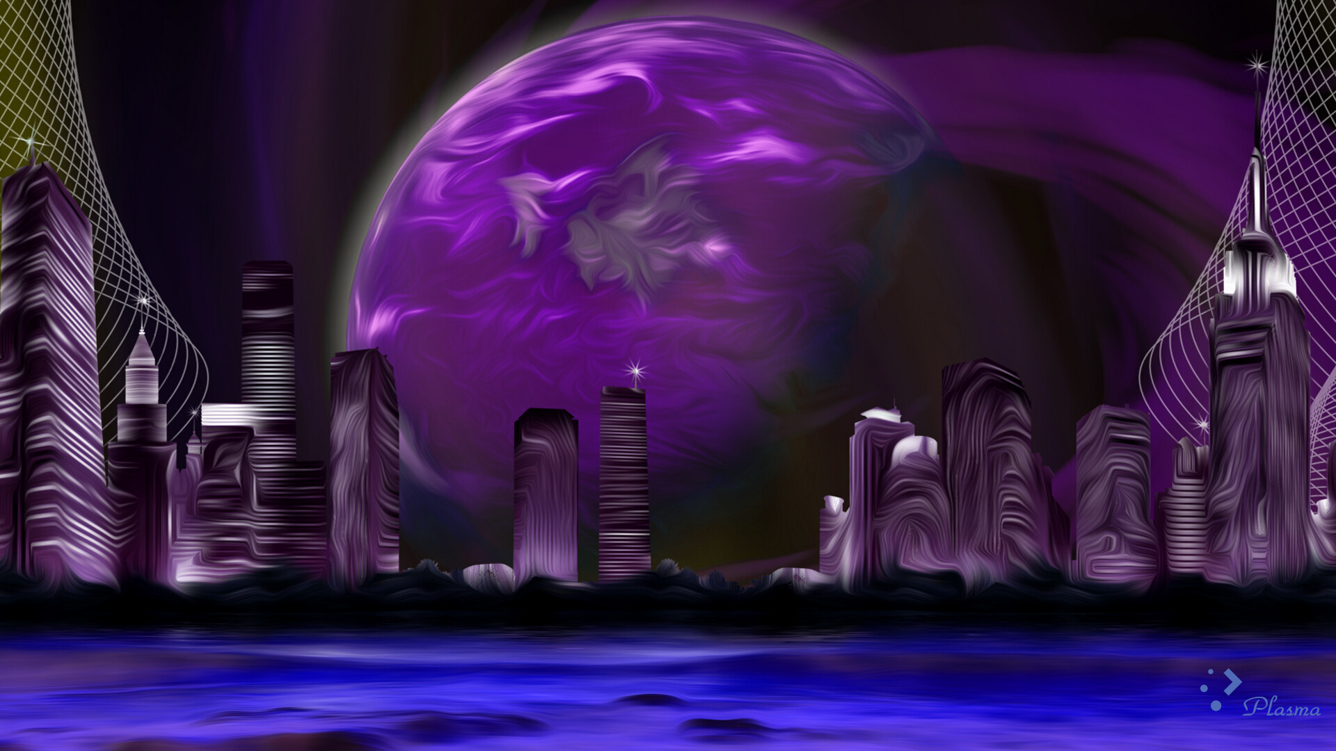 ArtStation - Wallpaper created for the KDE Desktop