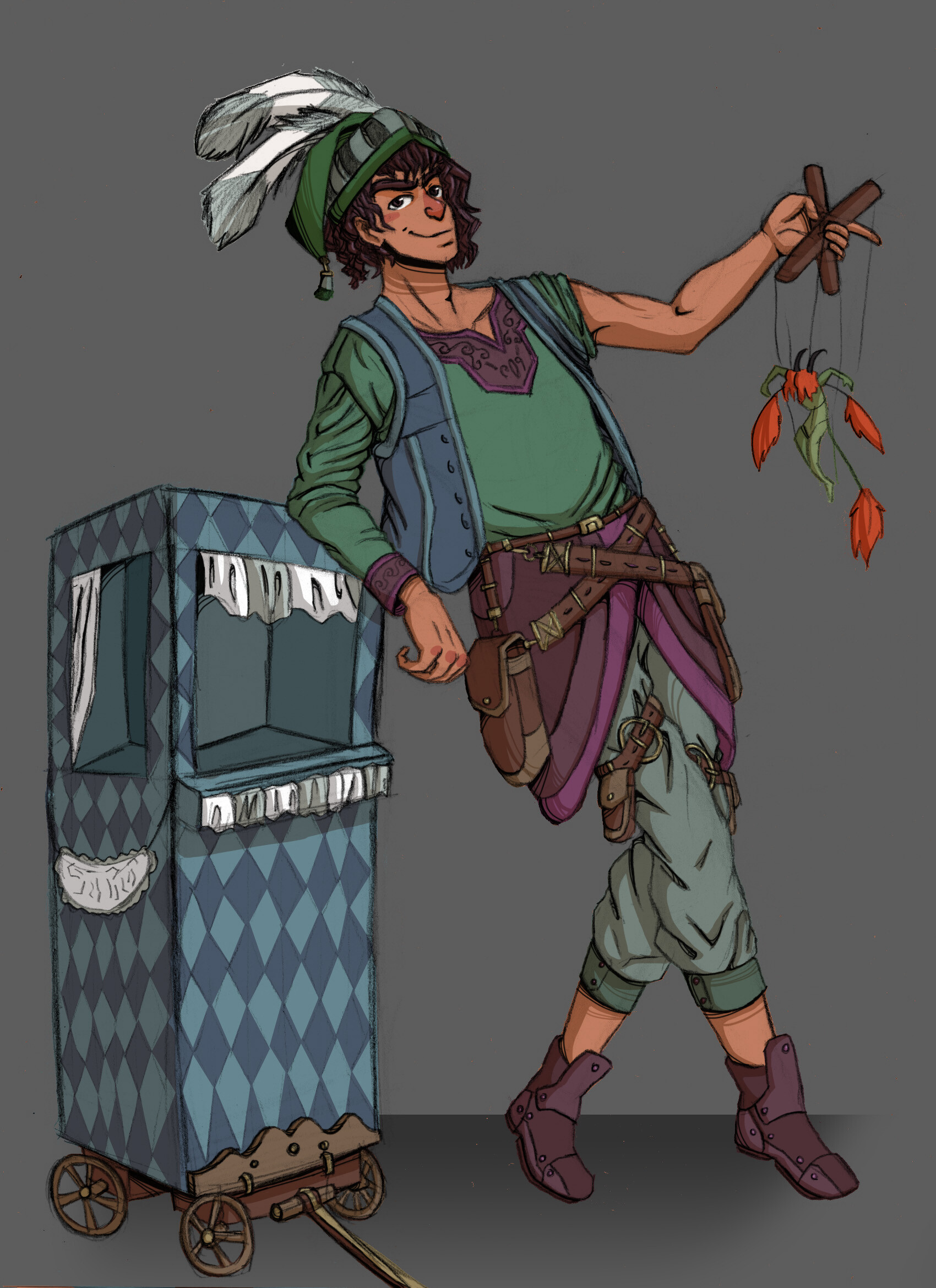 ArtStation - Puppet & puppeteer character concepts
