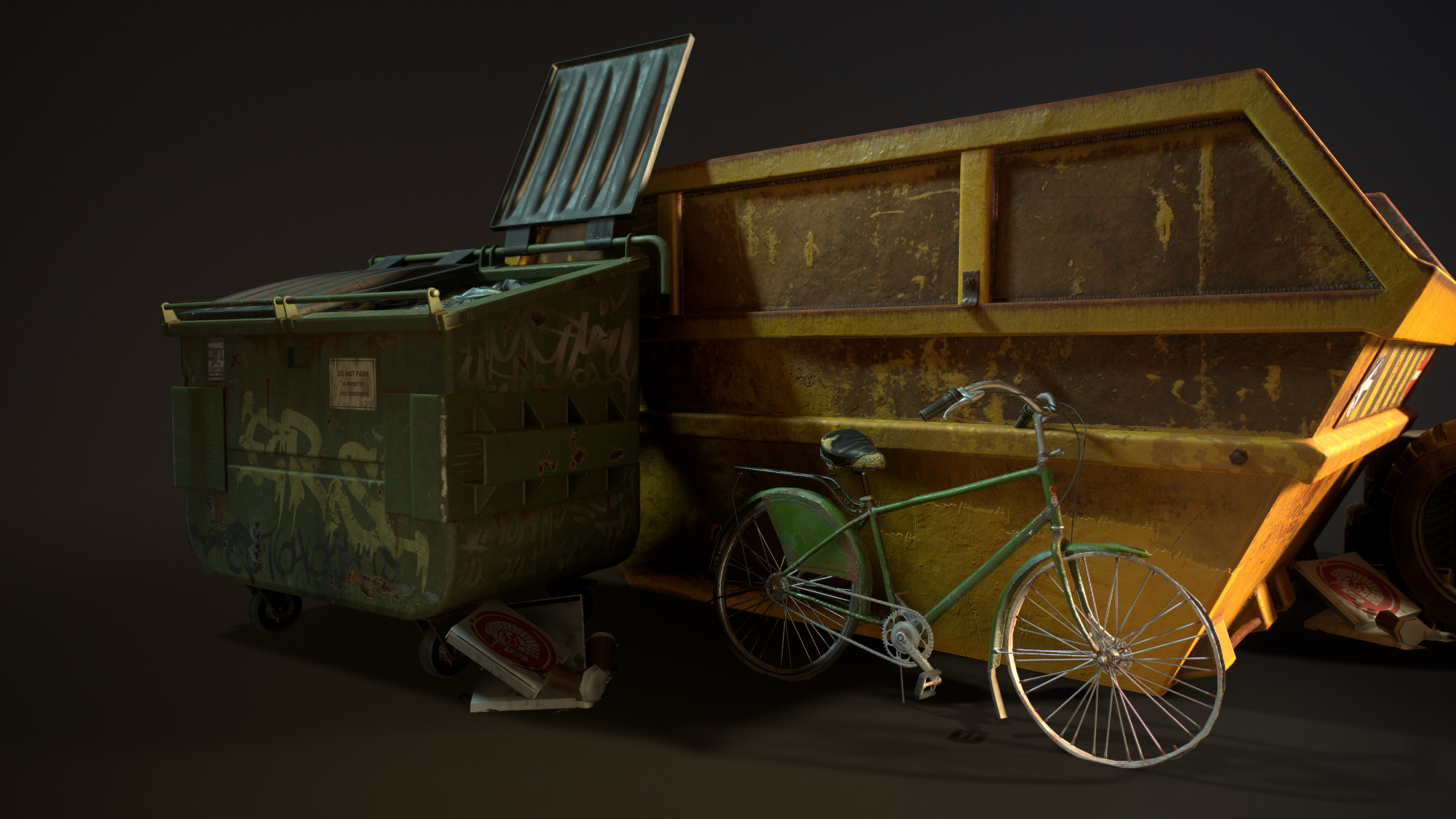 home - Urban trash props