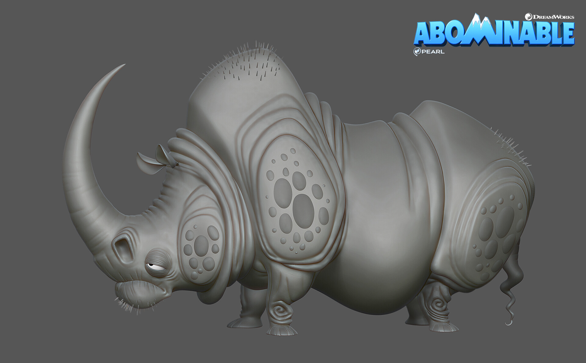 ArtStation - Rhino from Abominable (2019)