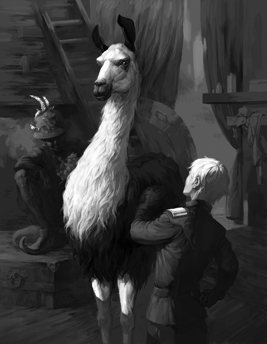 ArtStation - Llama in da Circus