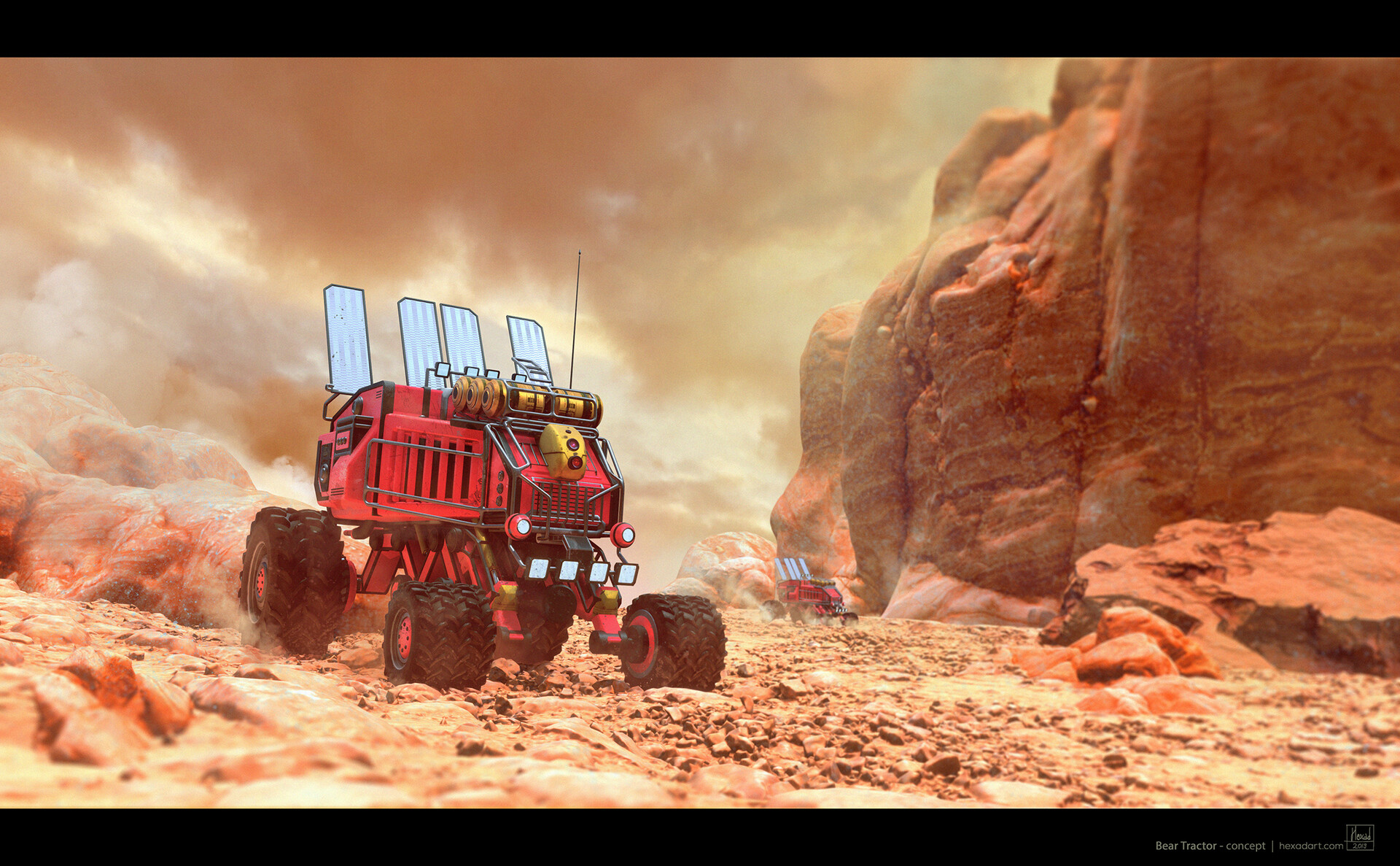 ArtStation - Bear Tractor