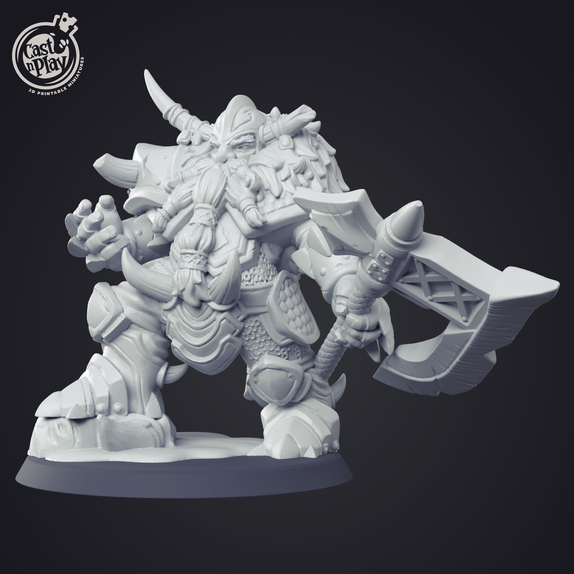 ArtStation - Dwarf Commander