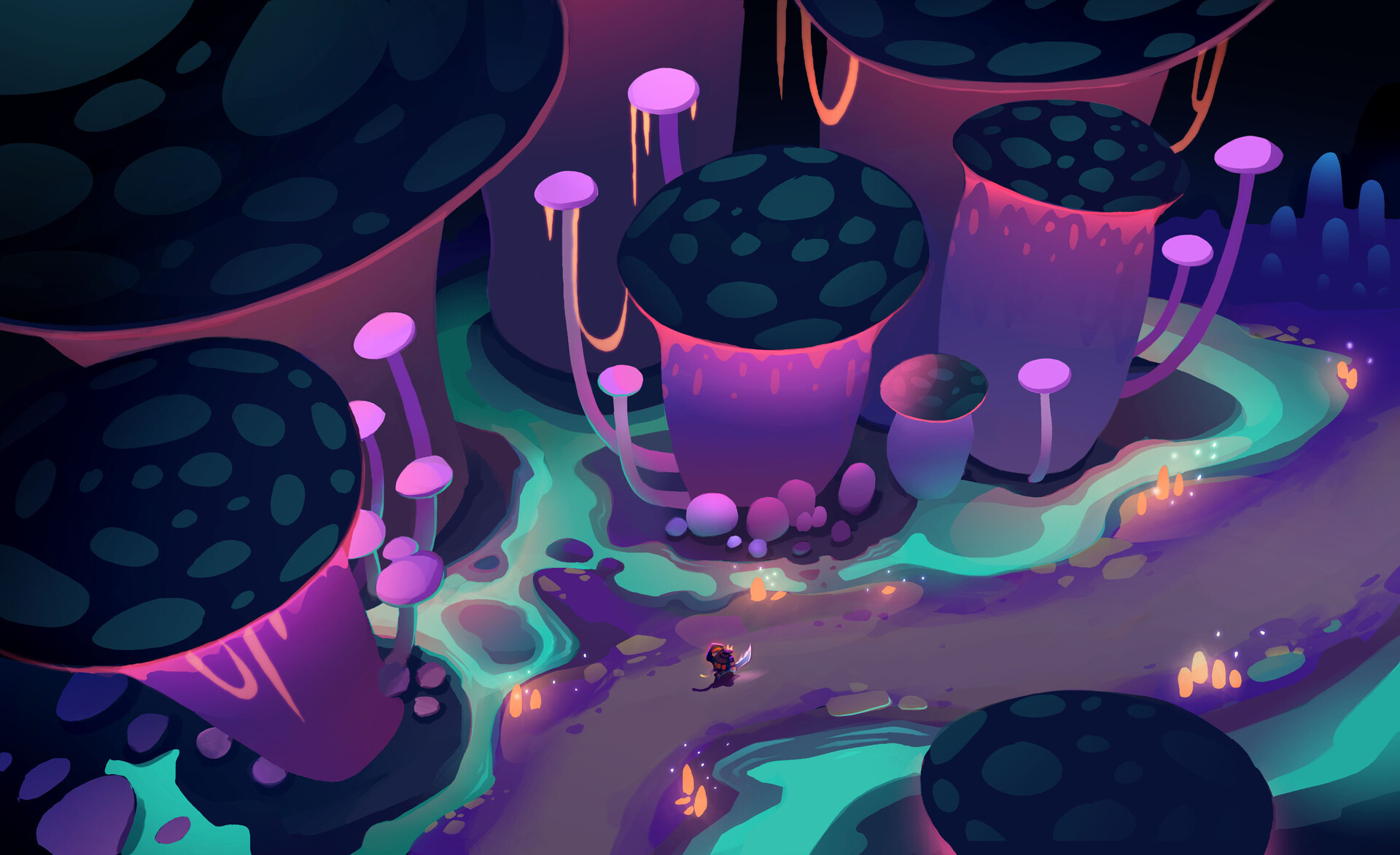 ArtStation - Mushroom Cavern