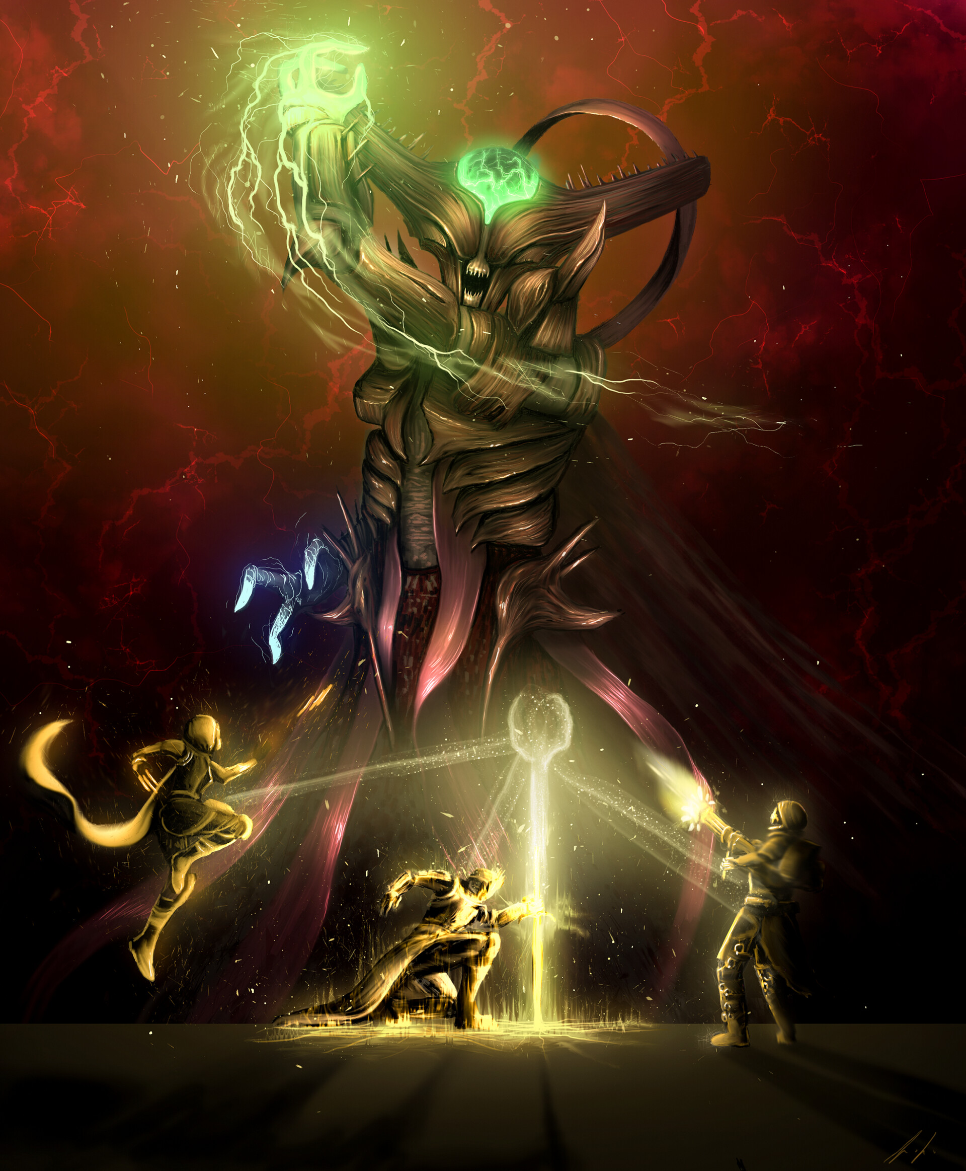 ArtStation - Hashladun - Daughter of Crota, Jessica Germey