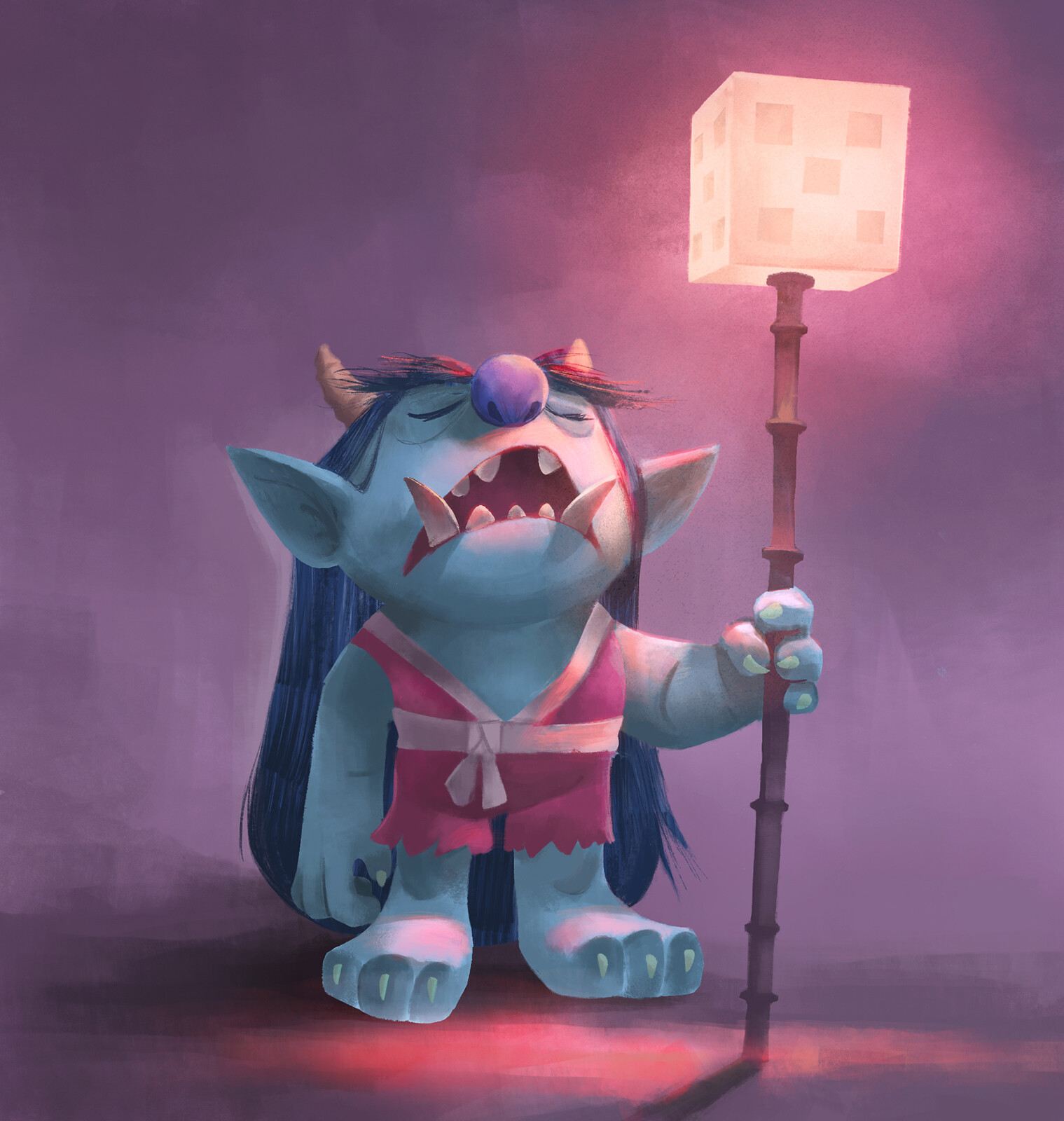 ArtStation - Sleeping Oni