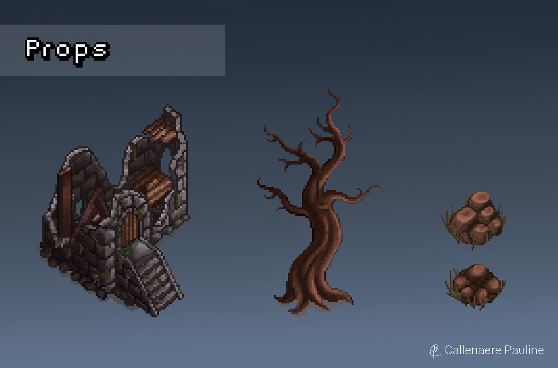 Pauline Callenaere (LestatHallwardHolmes) - The Last Spell internship pixel art