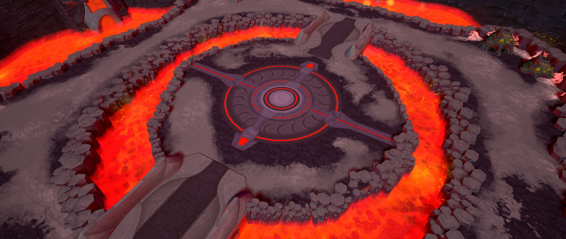 ArtStation - Echo Star - Volcano Arena