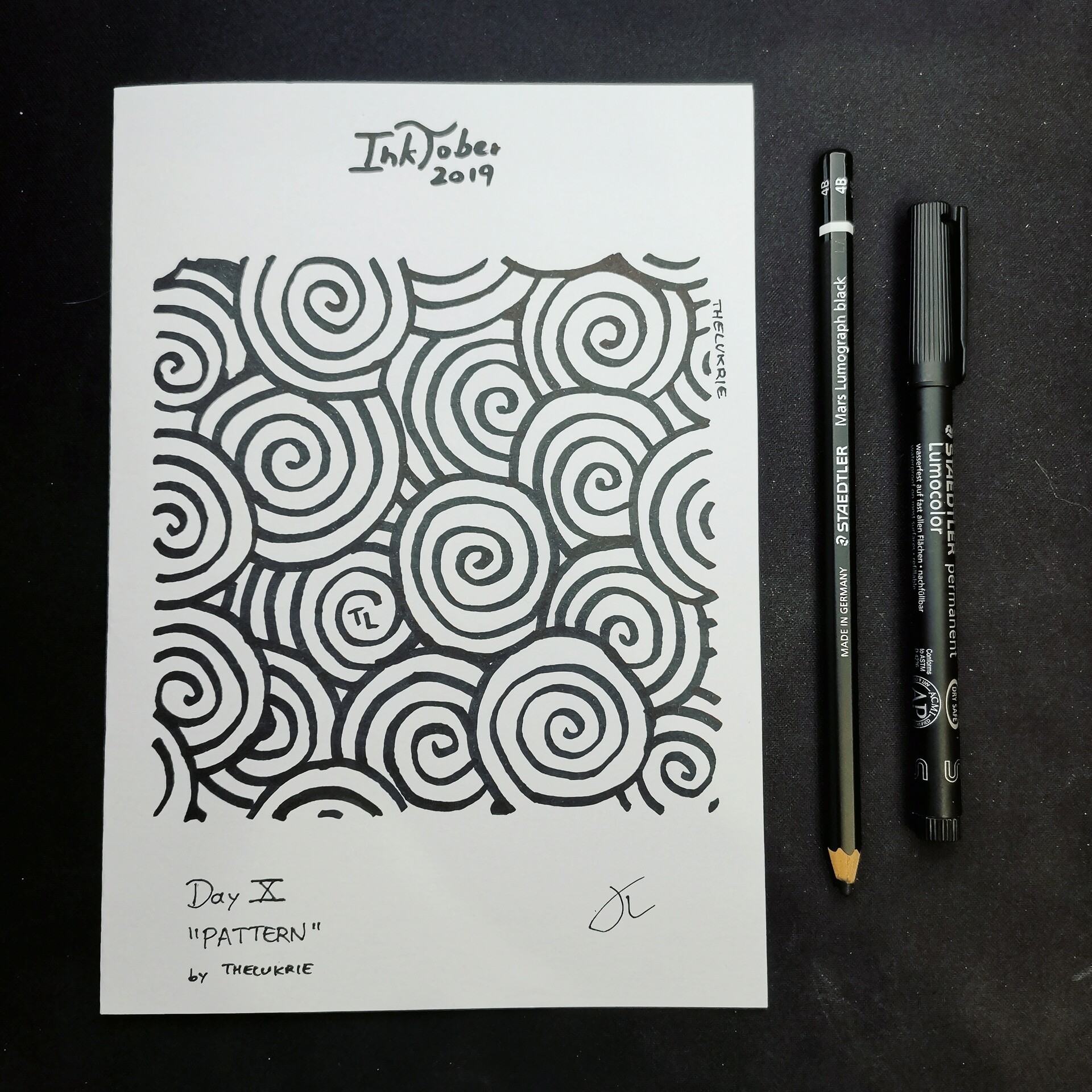 ArtStation - INKTOBER Day 10 - Pattern