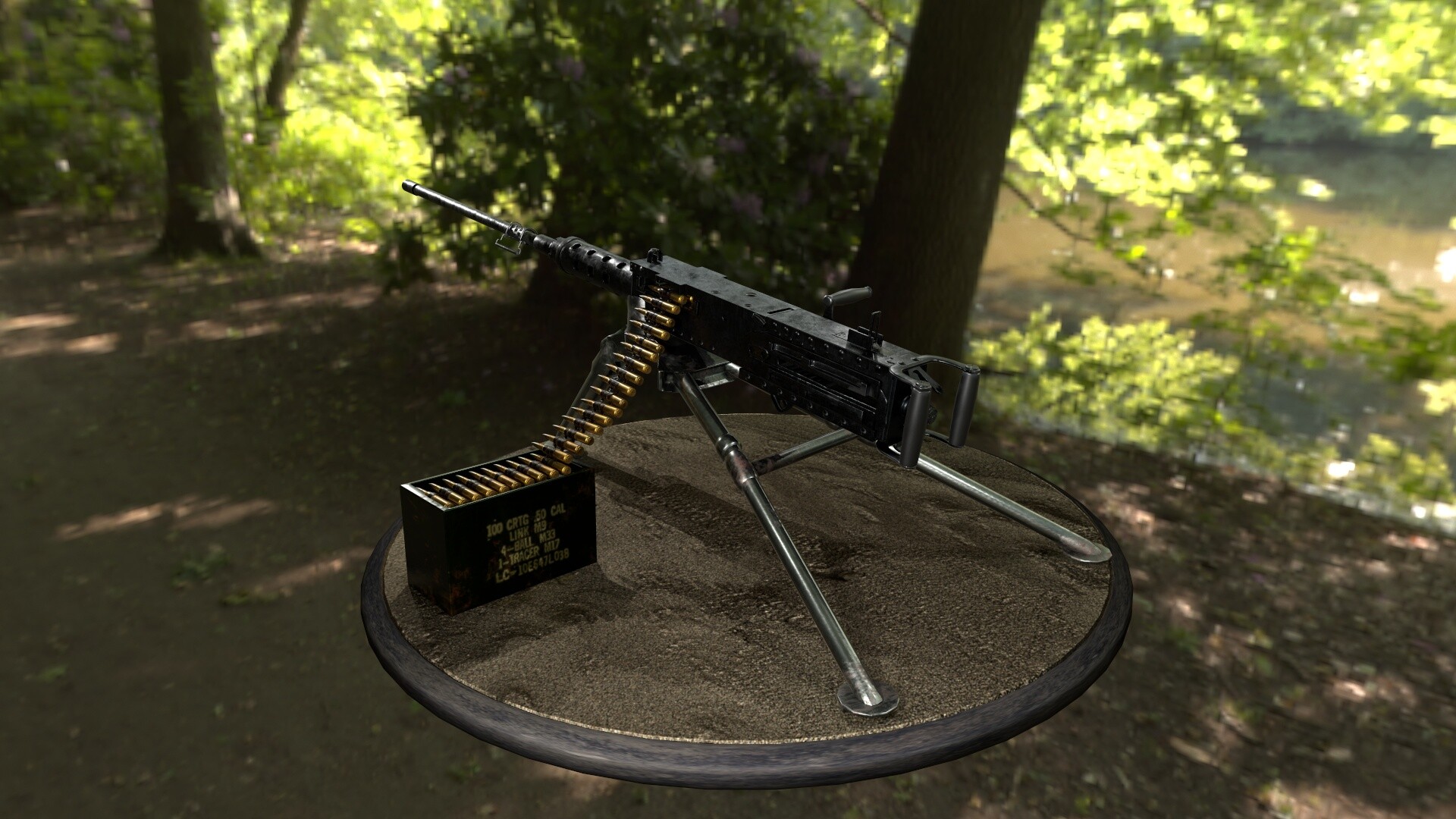 ArtStation - 50 Cal Test Render