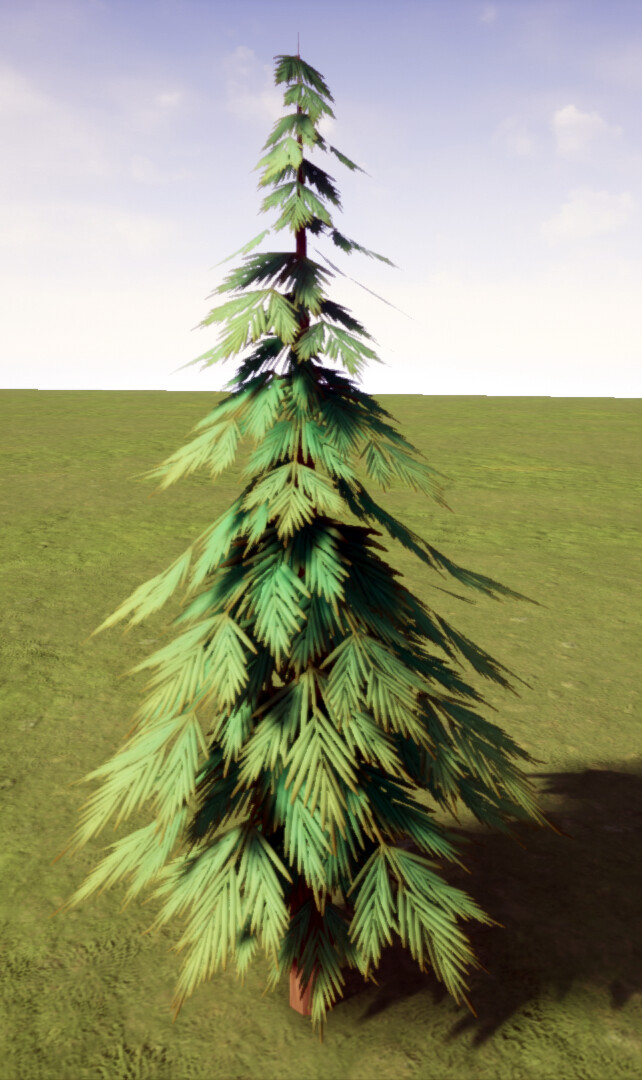 emerald annguyen - Stylized Pine Tree (with Maya and Substance Designer)