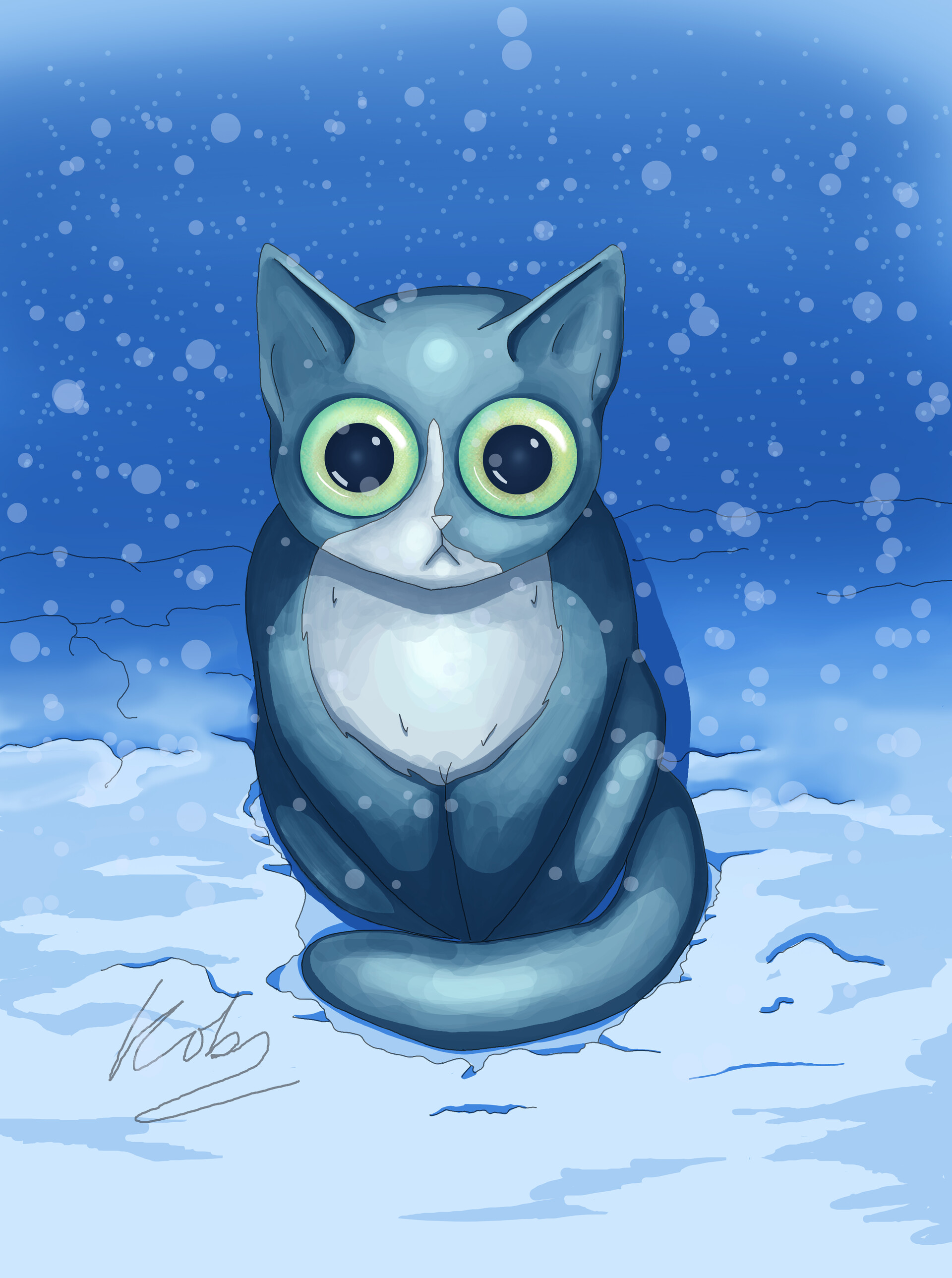 ArtStation - Inktober 2019 Day 11 Snow