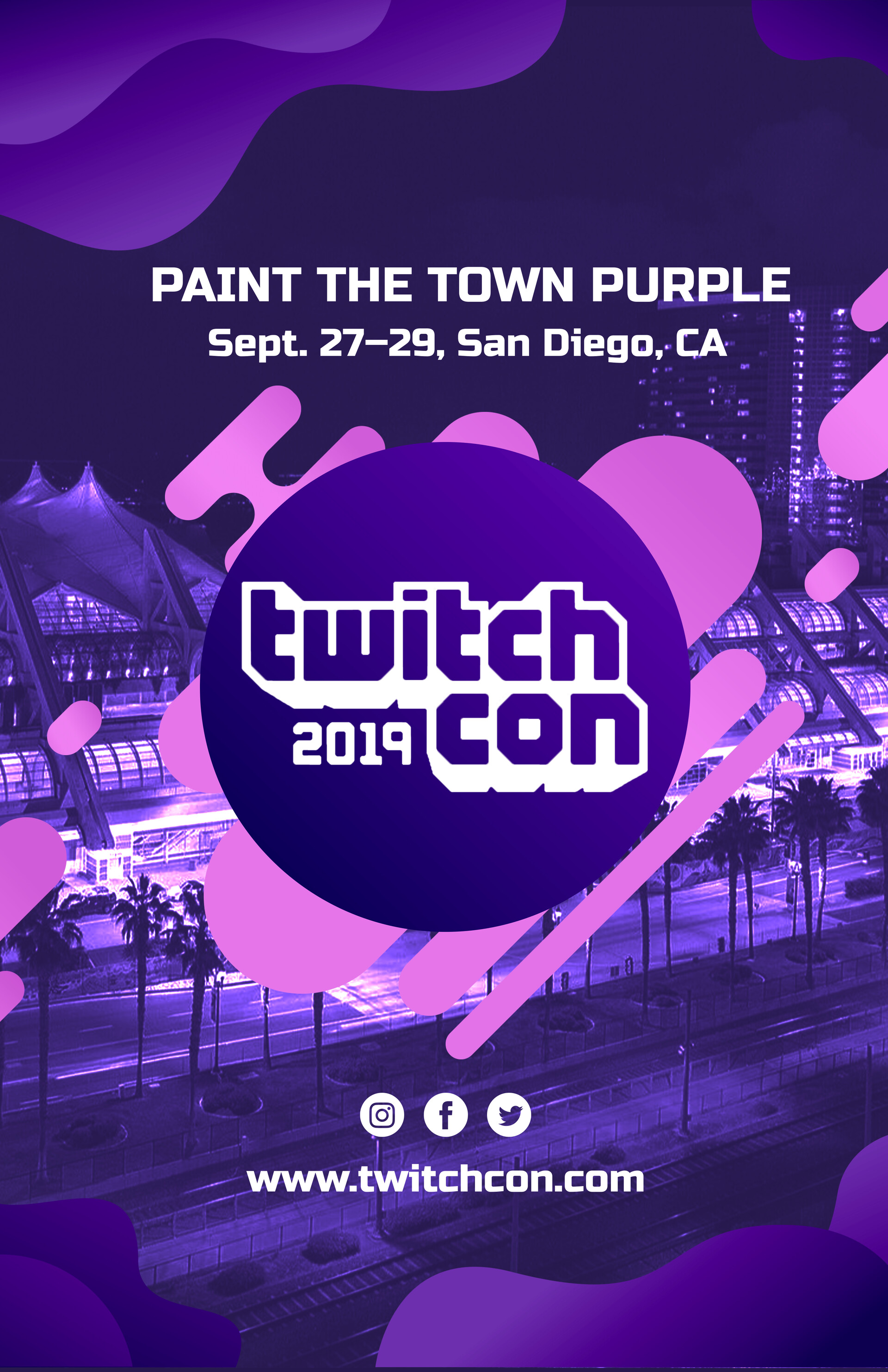 Chris Garcia - Twitchcon flyers Project