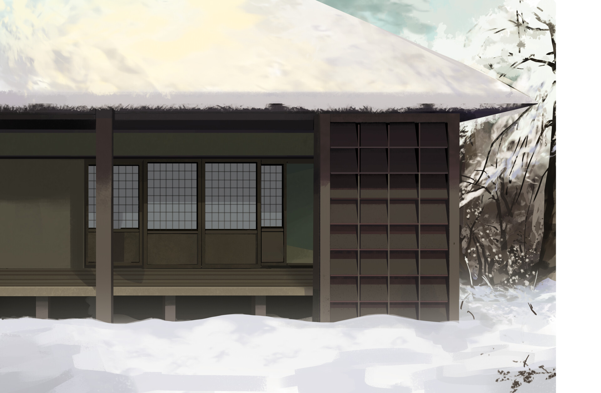 ArtStation - Kimetsu no Yaiba Kamado Family Home