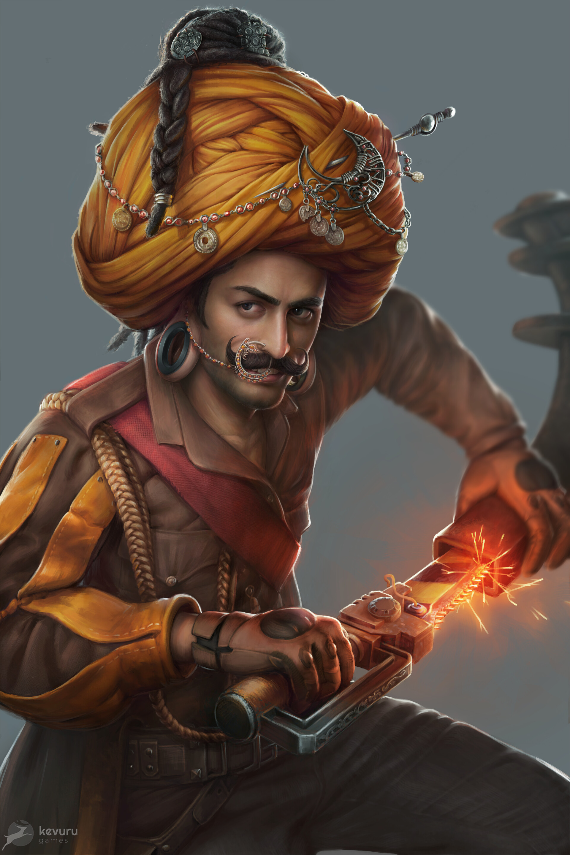 ArtStation - Sikh prince an grlz