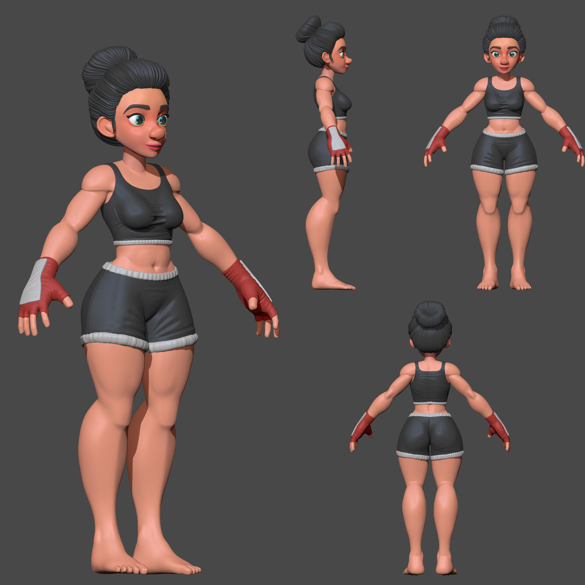 Mohammad Javad Gholami - cute boxer girl