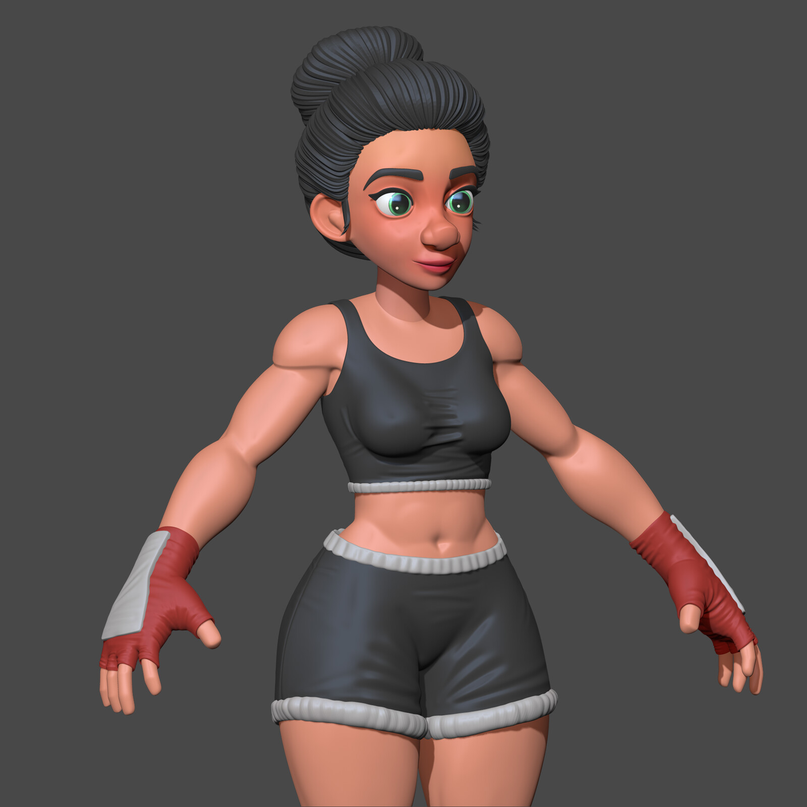 Mohammad Javad Gholami - cute boxer girl