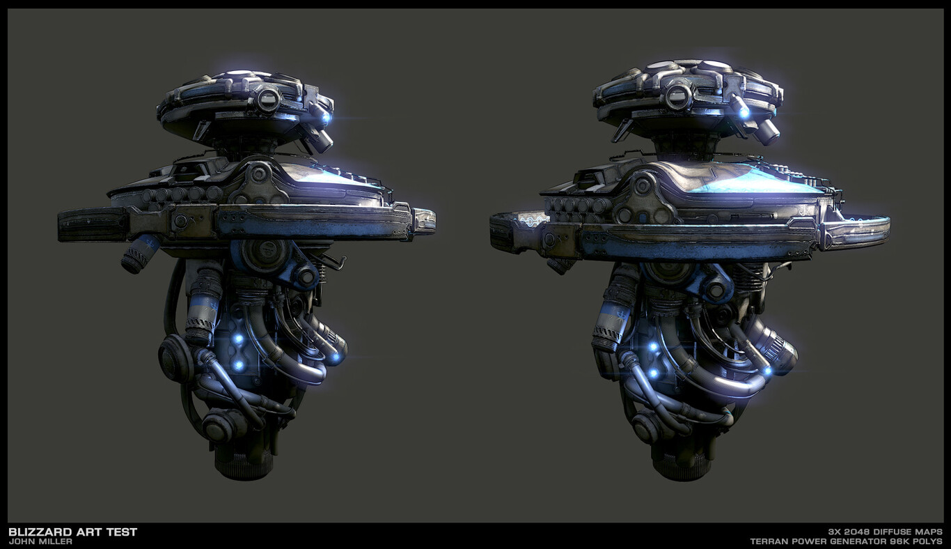 ArtStation - Space Station - Blizzard Art Test