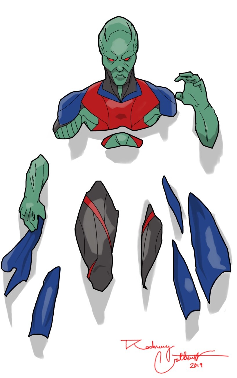 ArtStation - The Martian Manhunter