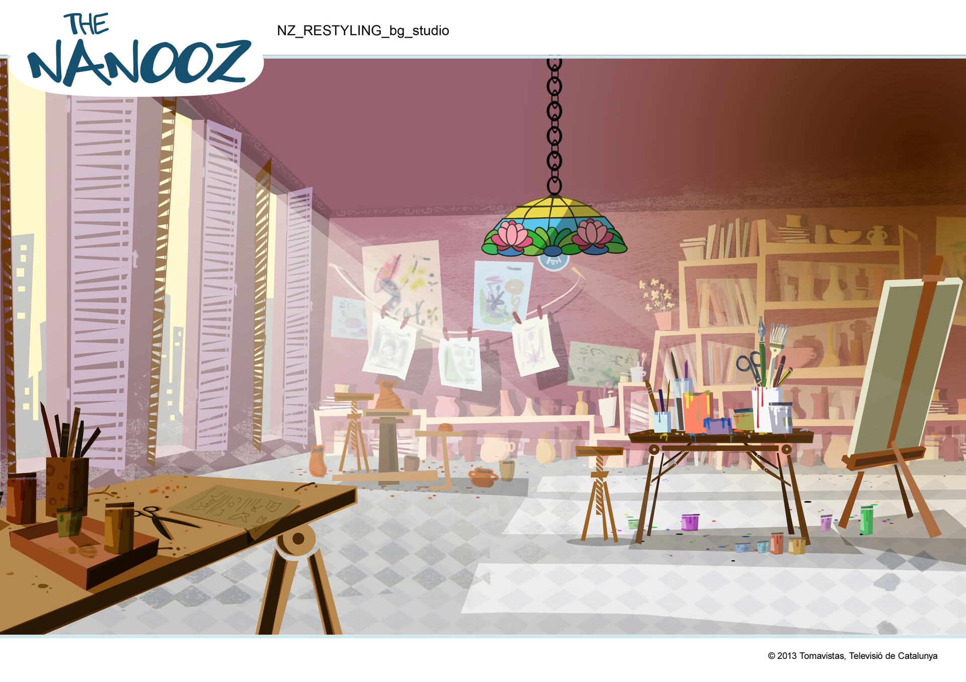 ArtStation - BG design for Nanooz