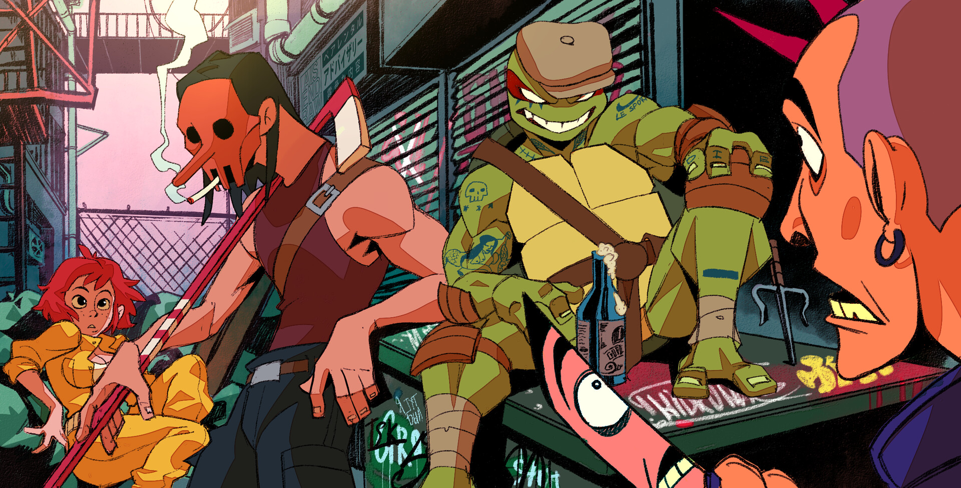 ArtStation - TMNT character redesign