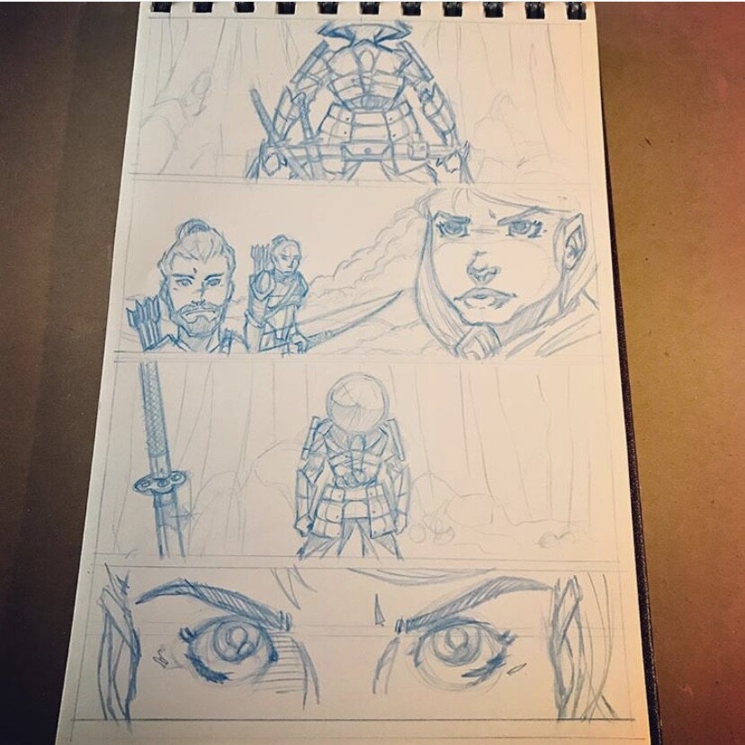 ArtStation - Comic Pages 1 & 2