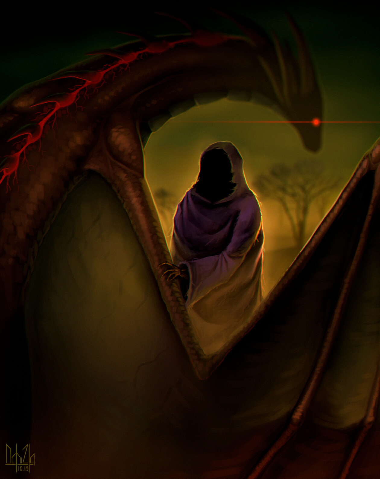 ArtStation - Nomad with the swamp dragon