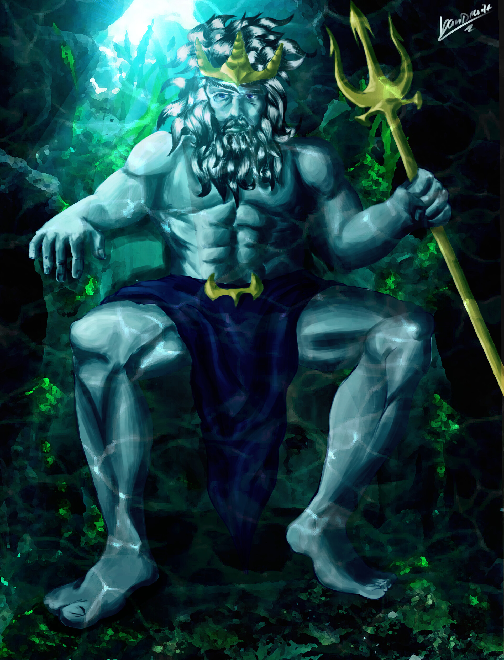 ArtStation - Poseidon card