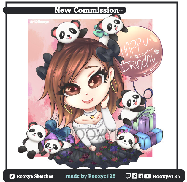 ArtStation - Chibi Commission - Birthday
