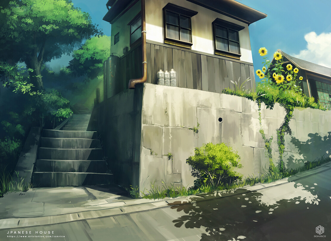 ArtStation - JAPANESE HOUSE