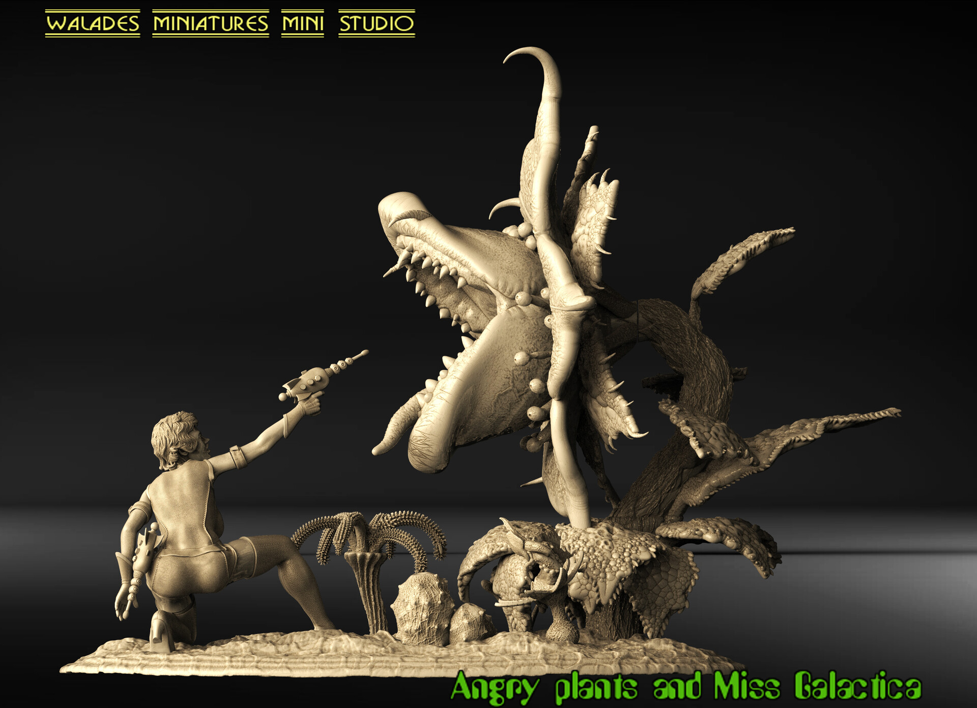 ArtStation - ANGRY PLANTS AND