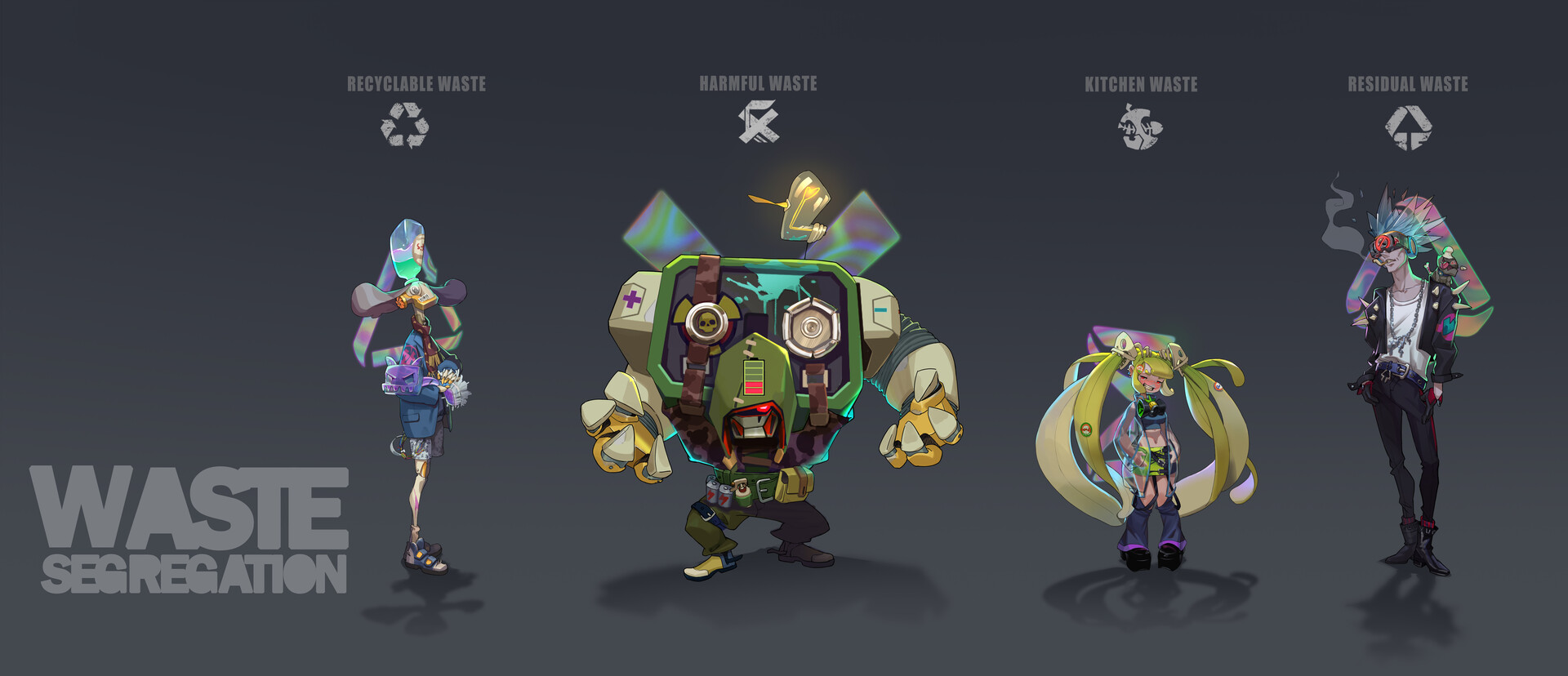 ArtStation - WASTE SEGREGATION