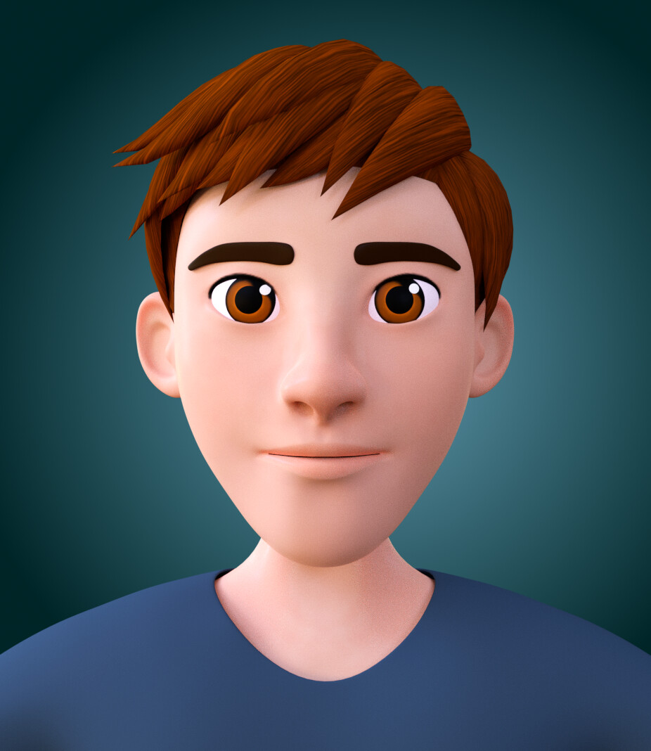 ArtStation - Cartoon man