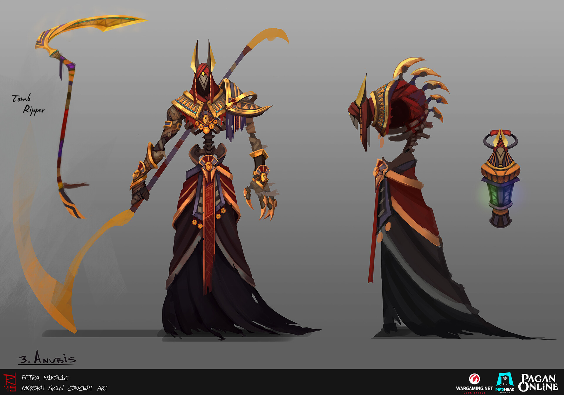 Petra Nikolic - Morokh character and skin development concept art