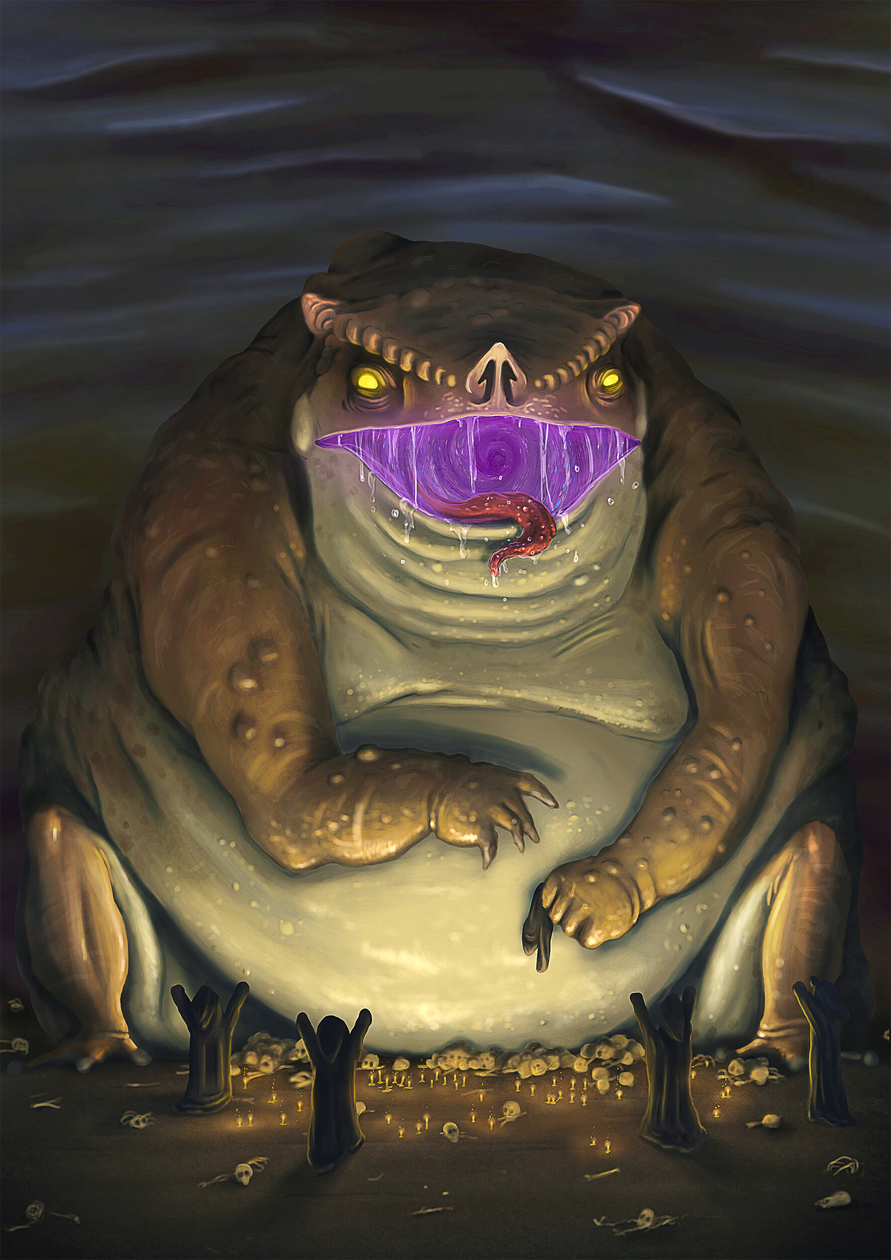 tsathoggua art