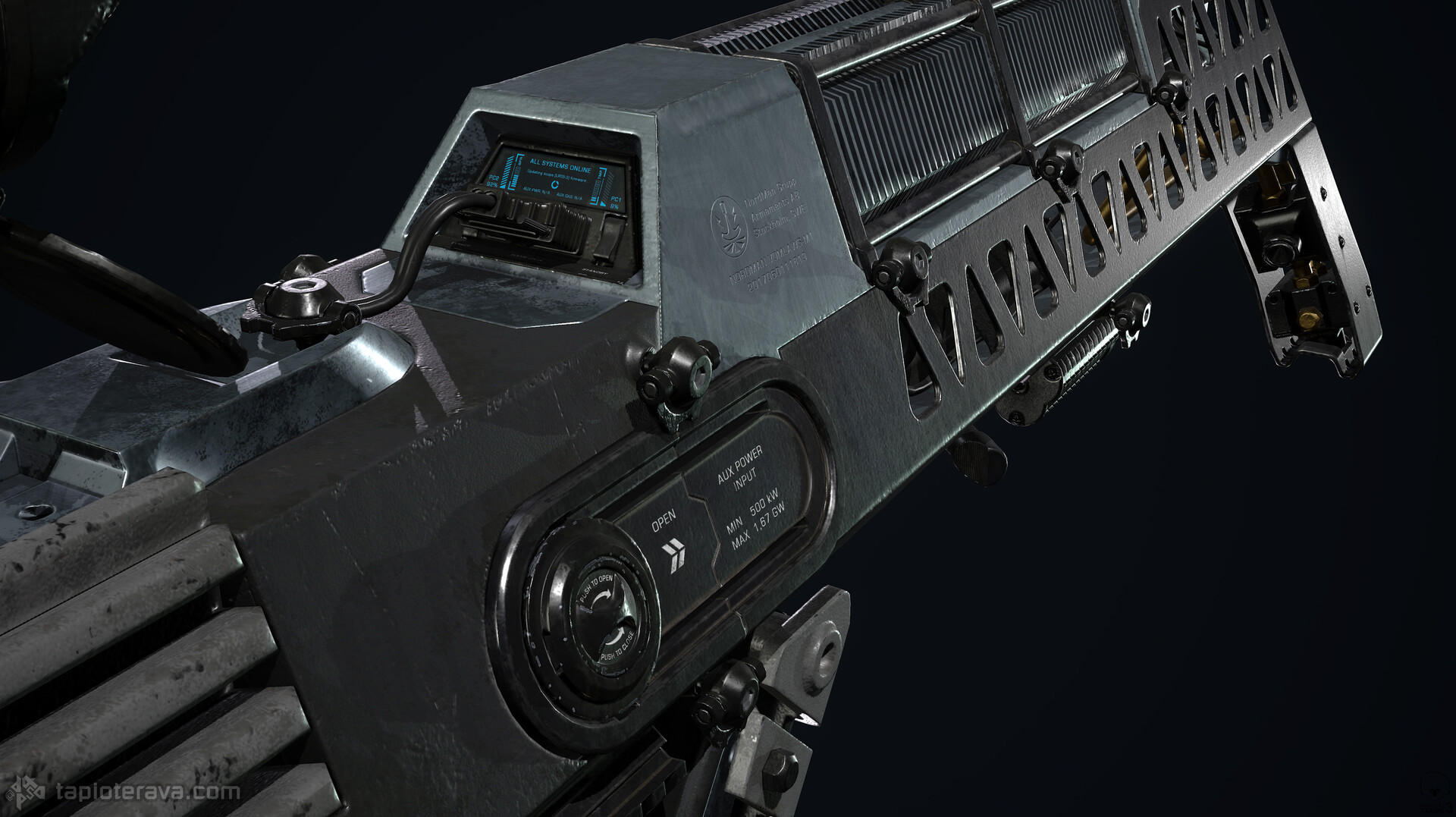 Tapio Terävä - SciFi Laser Weapon - VOMLAWS-M1