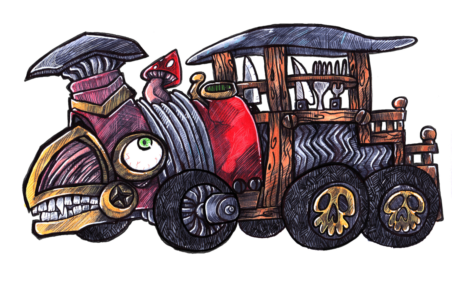 ArtStation - Ghost Train