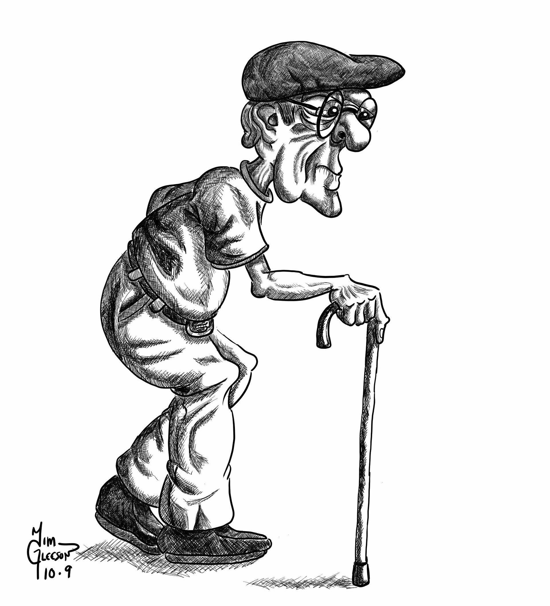 Jim Gleeson - Inktober: Frail