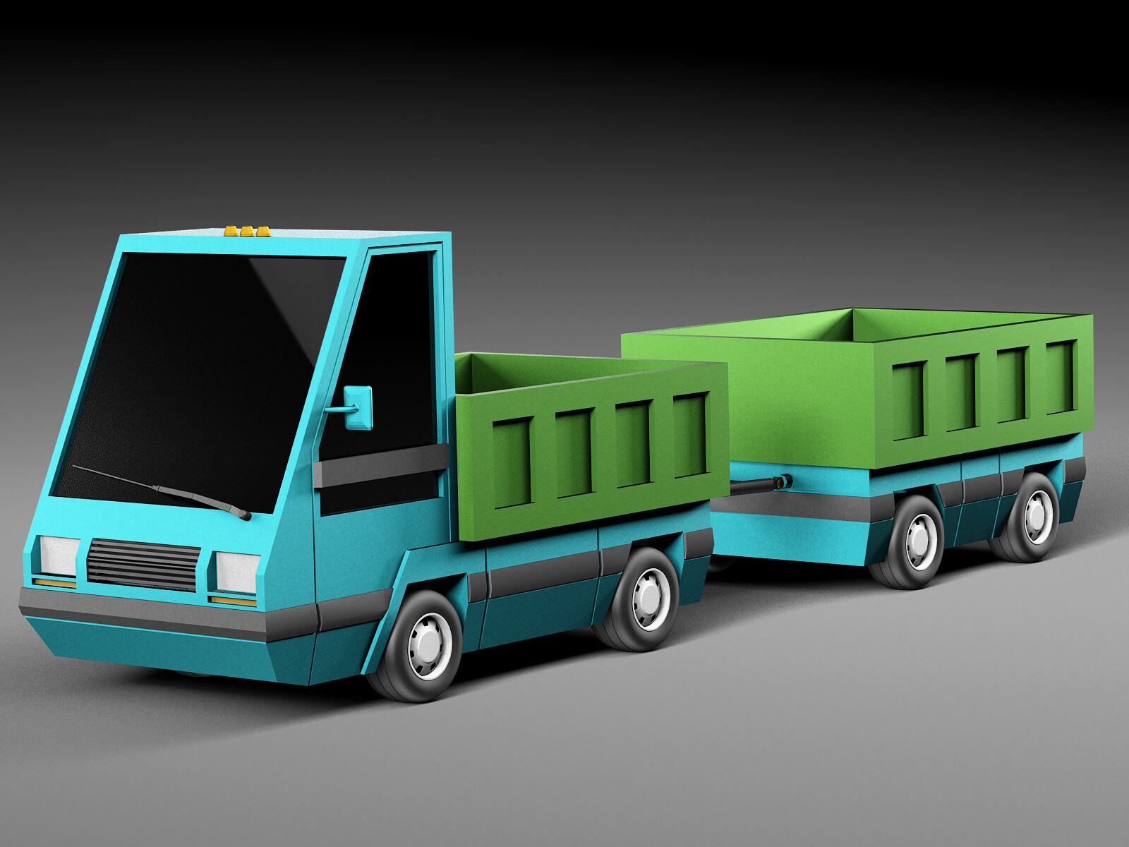 ArtStation - Cartoon electric car