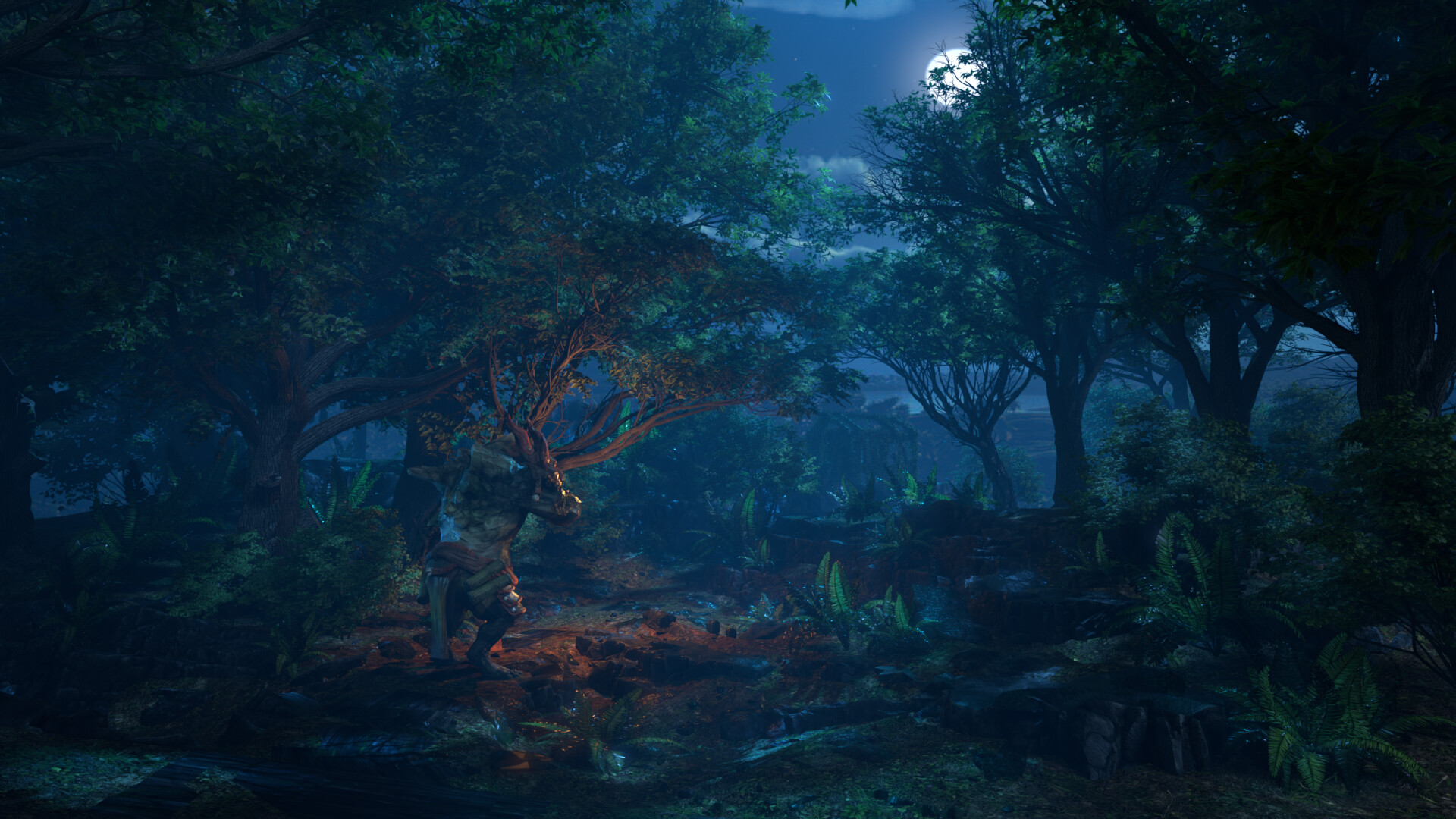 ArtStation - forest night