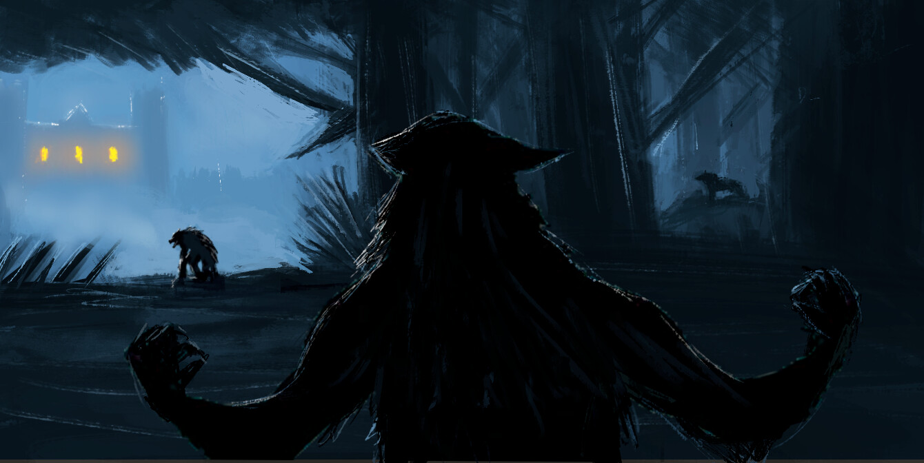 ArtStation - Werewolves study illustration