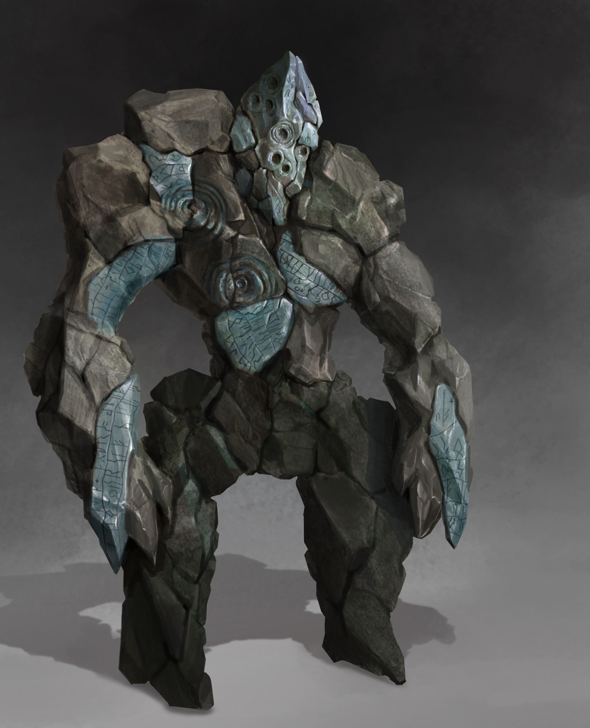 ArtStation - Stone golem concept
