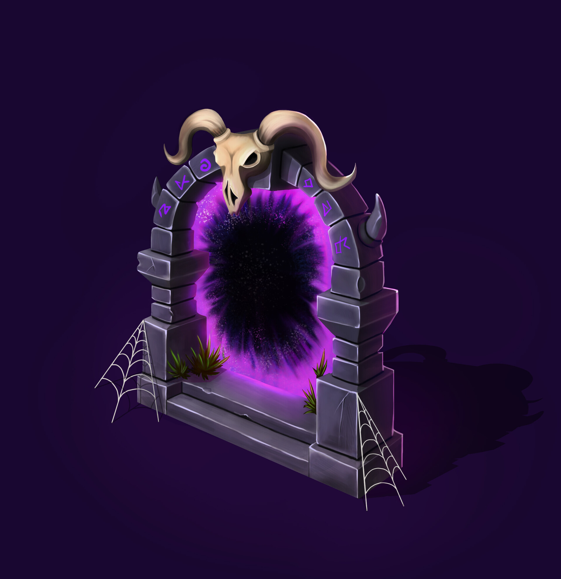ArtStation - Demonic portal