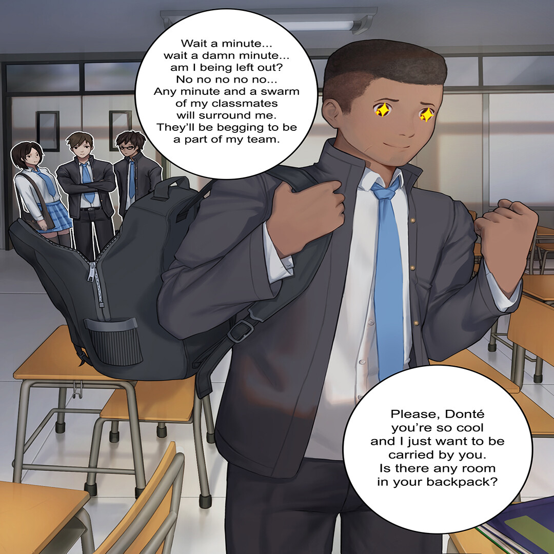 ArtStation - Get in my backpack. I'll carry you.