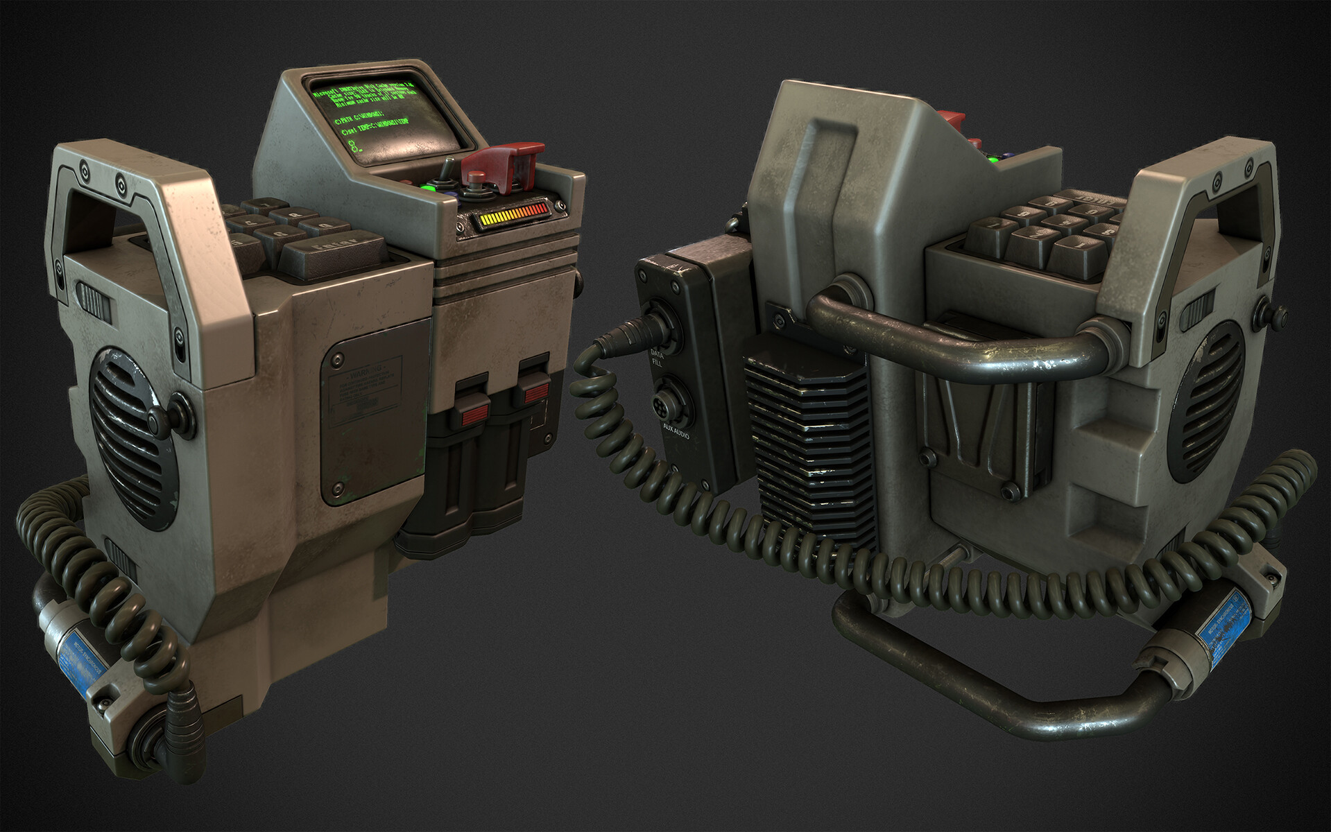 ArtStation - Alien Pilot prop