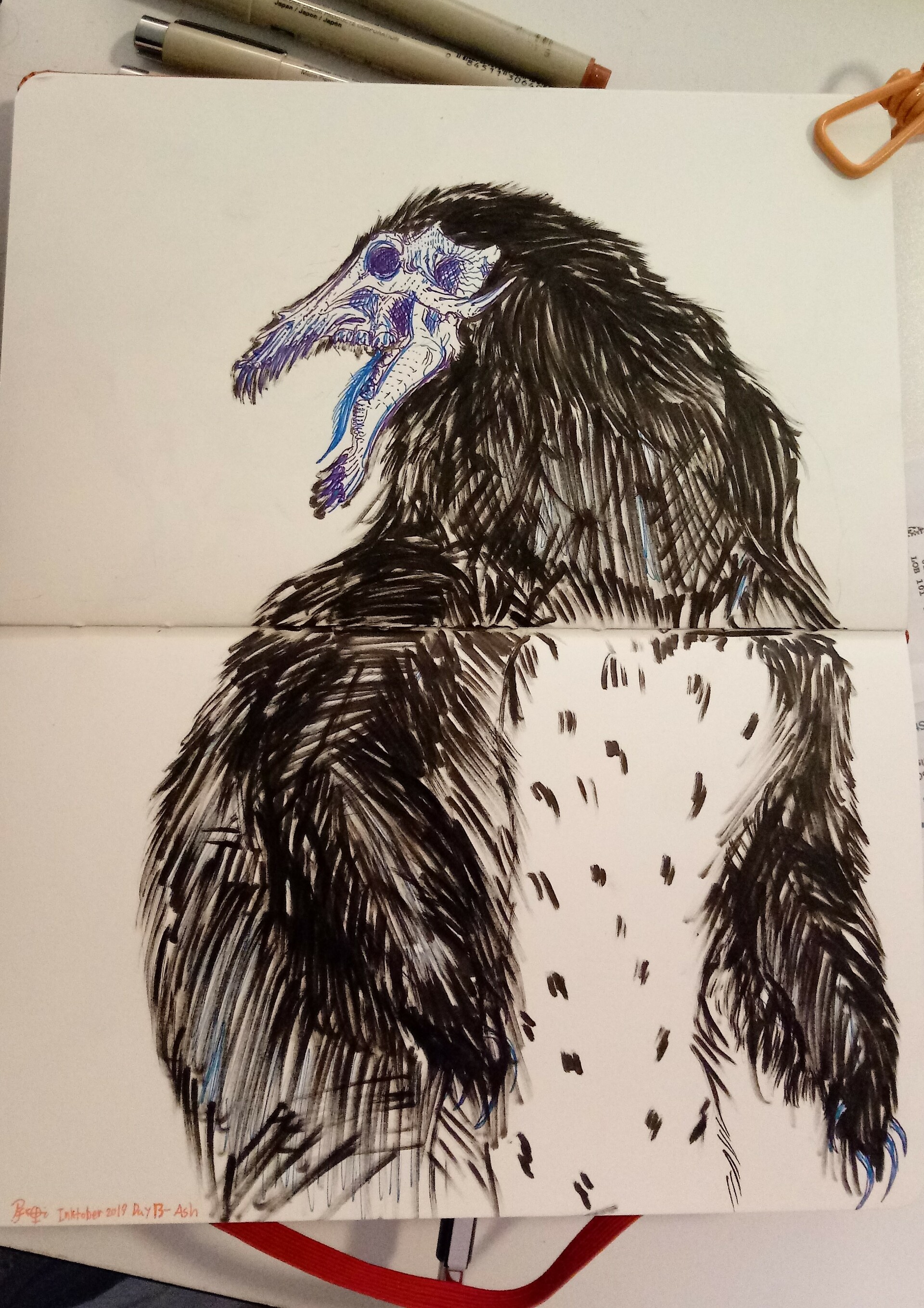 ArtStation - Inktober Day 13- Ash ( The Ash Wanderer/ The Creature of ...