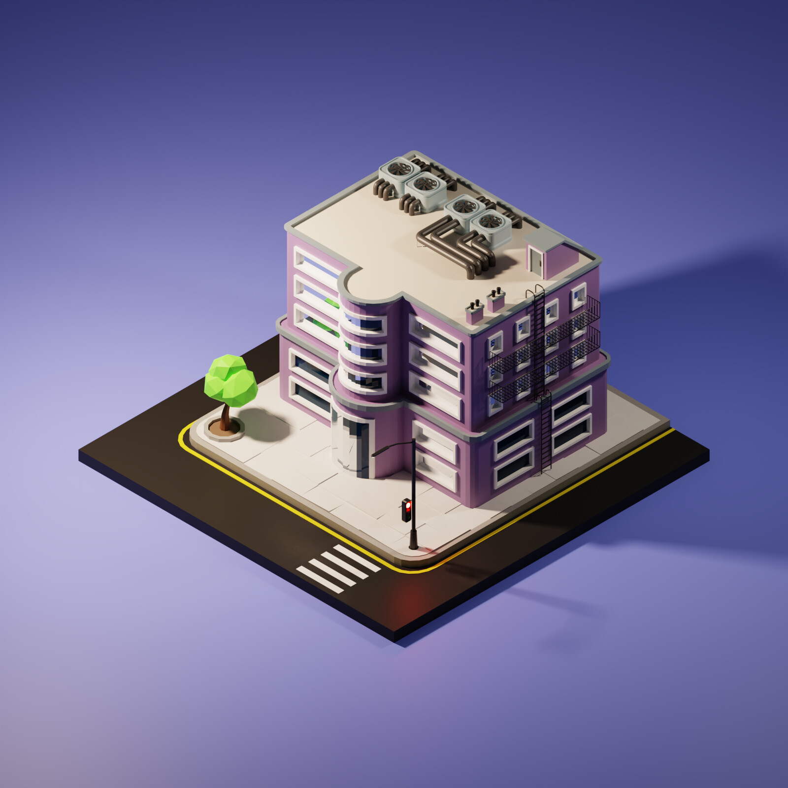 ArtStation - Isometric Apartment