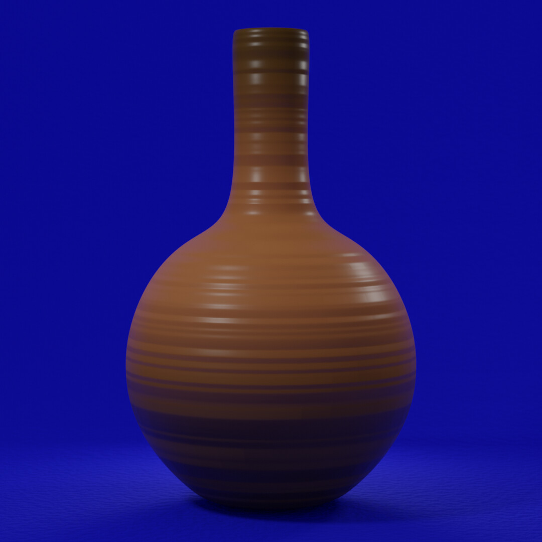 ArtStation - Procedural textured clay pot