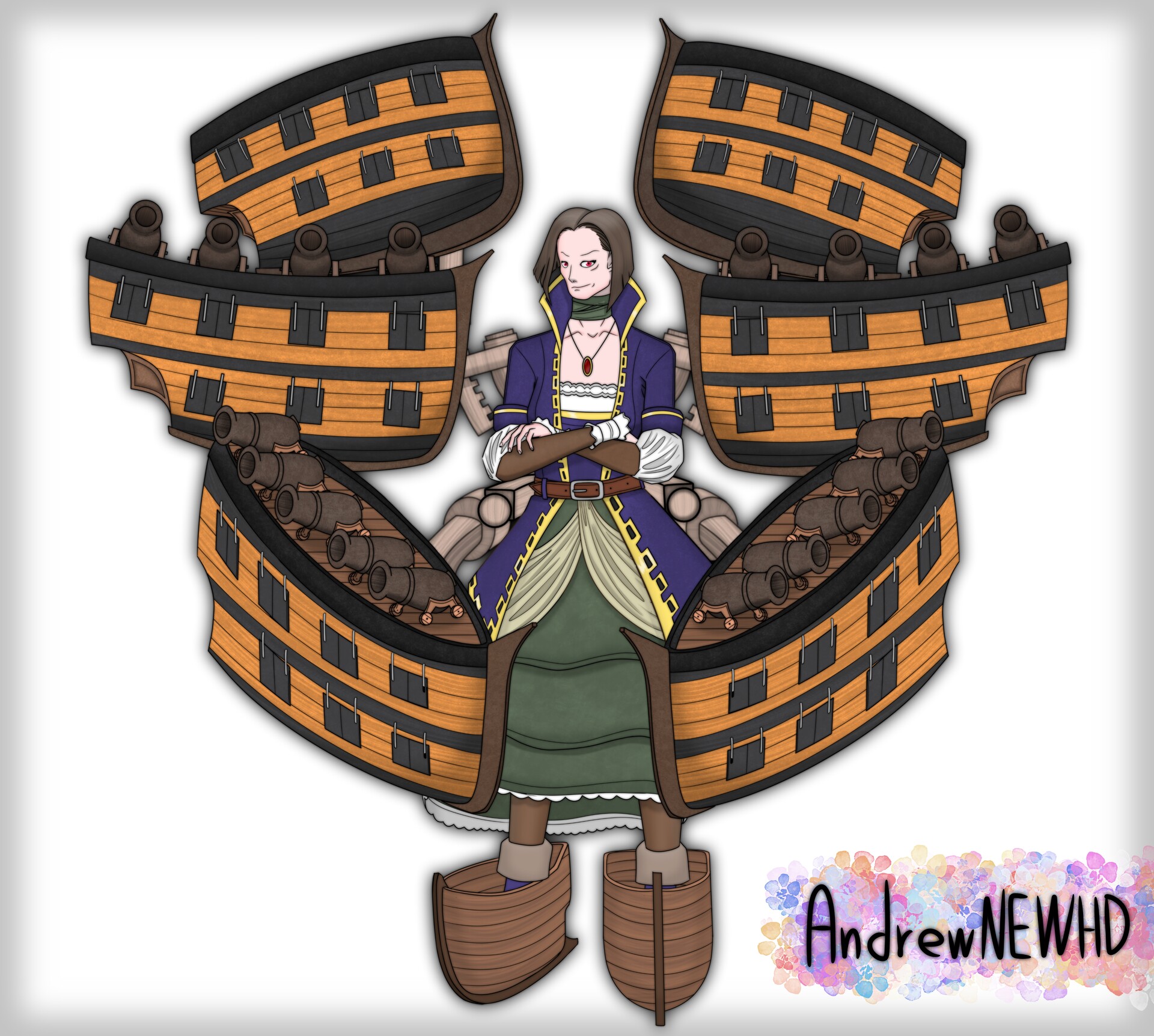 ArtStation - HMS Victory - Azure Lane OC