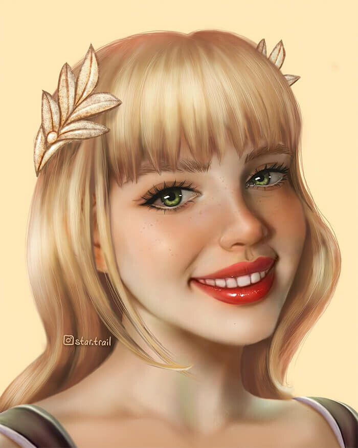 ArtStation - Sophitia of Soul Calibur for Inktober - Day 6